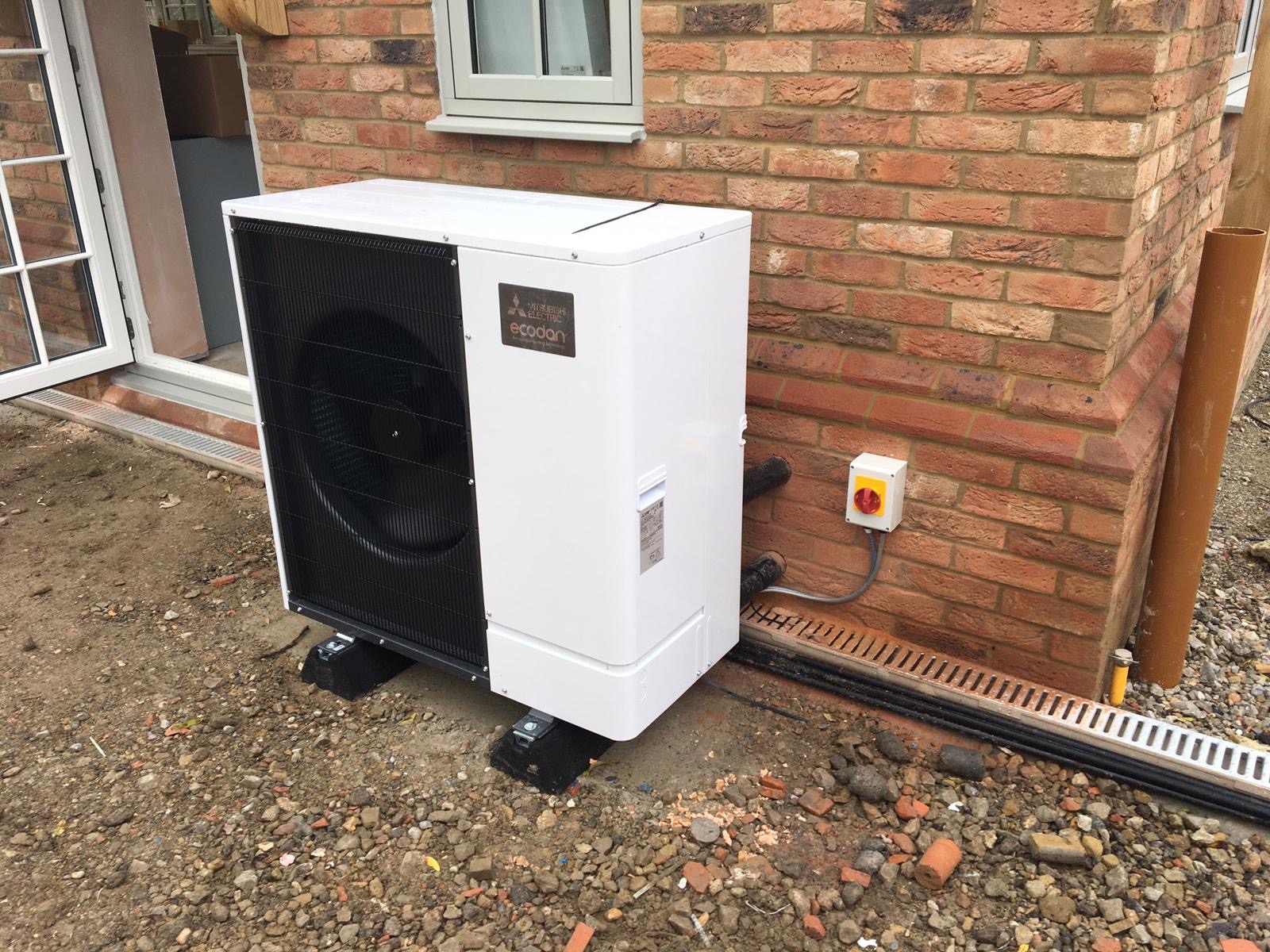 ASHP Installed - Self Build Project - AES Limited