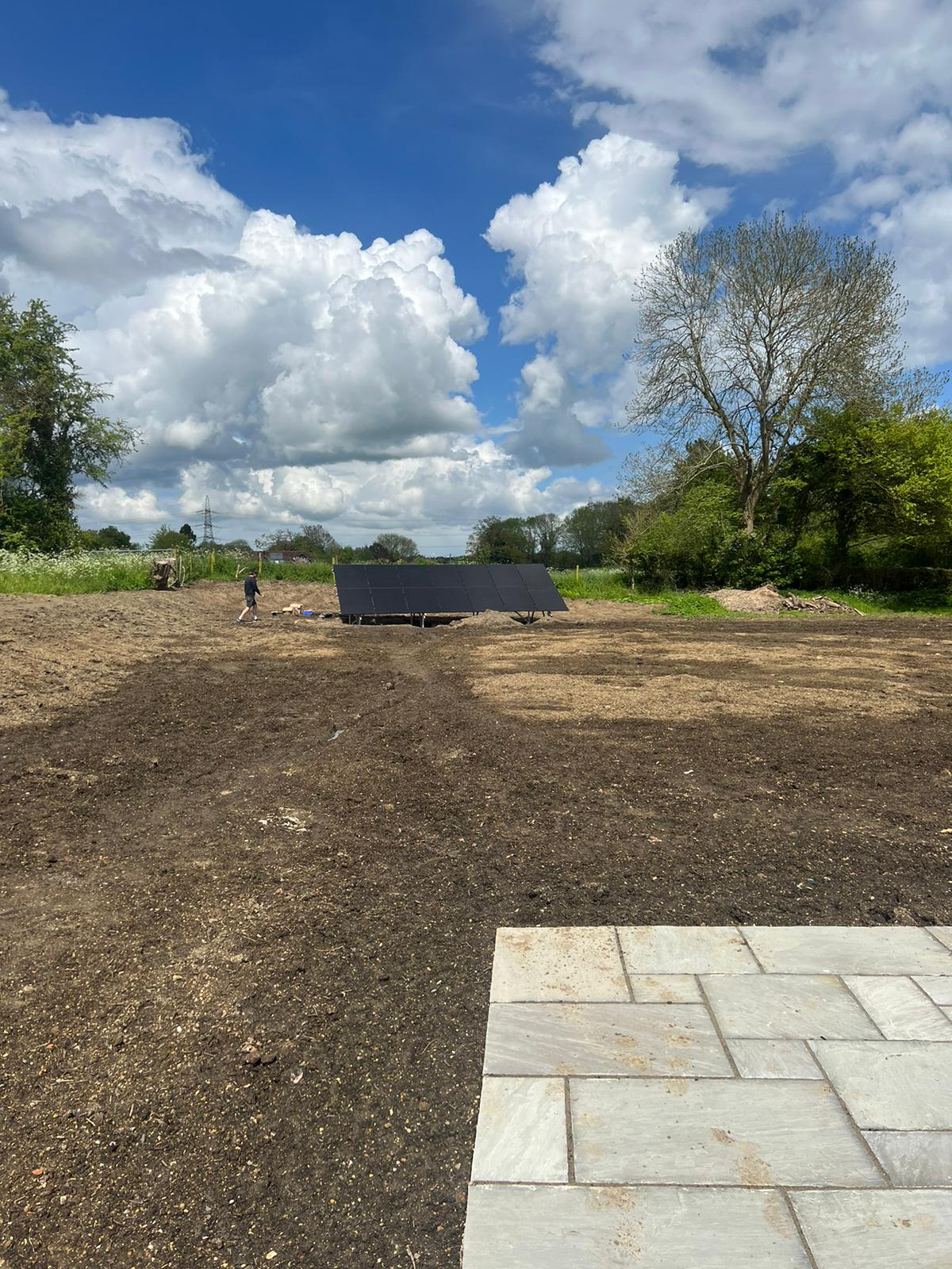 Ground Mount System Installed - Hampshire - AES Limited