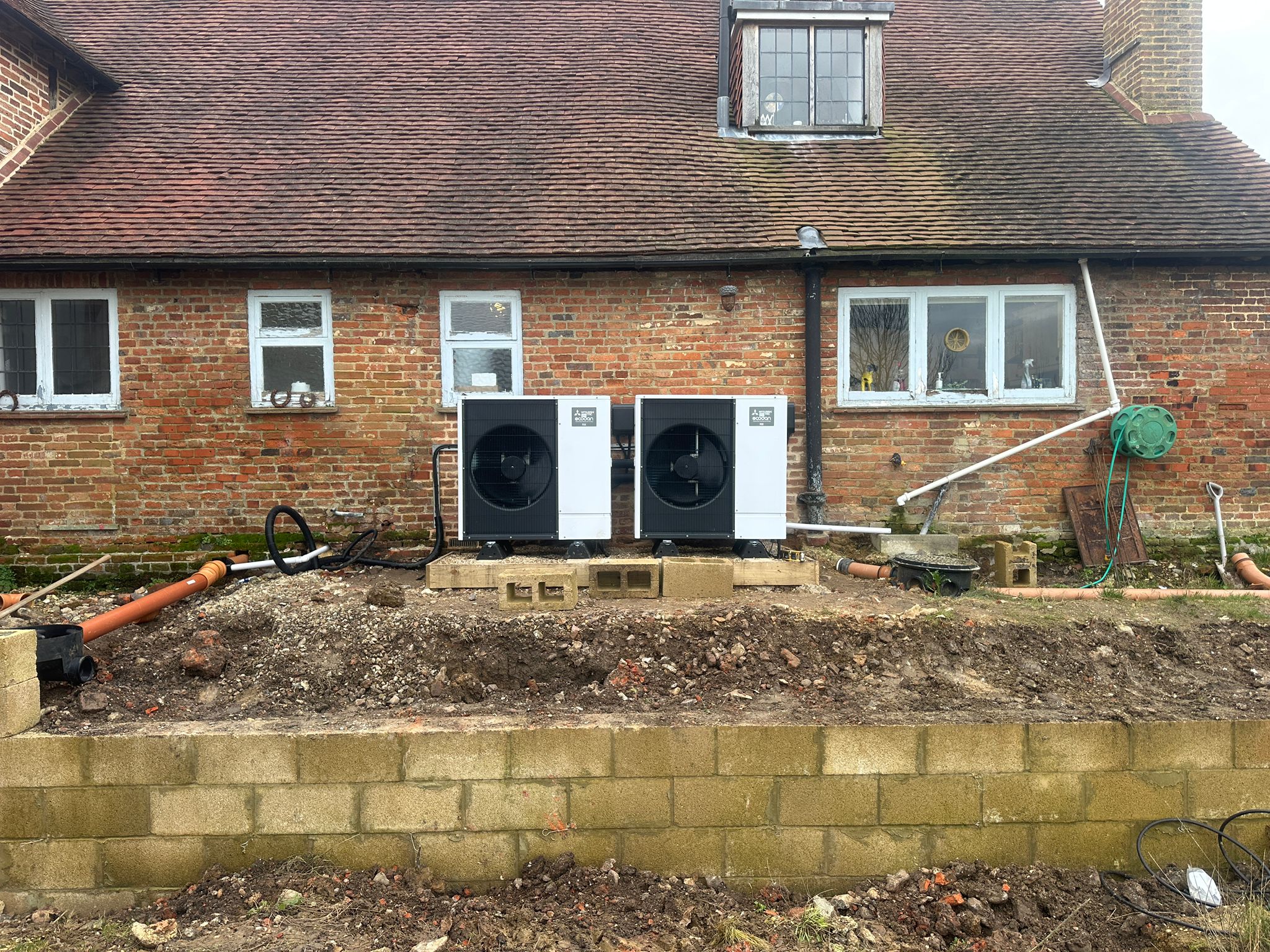 Sustainable Mitsubishi Ecodan ASHP Installation in Hampshire - AES Limited