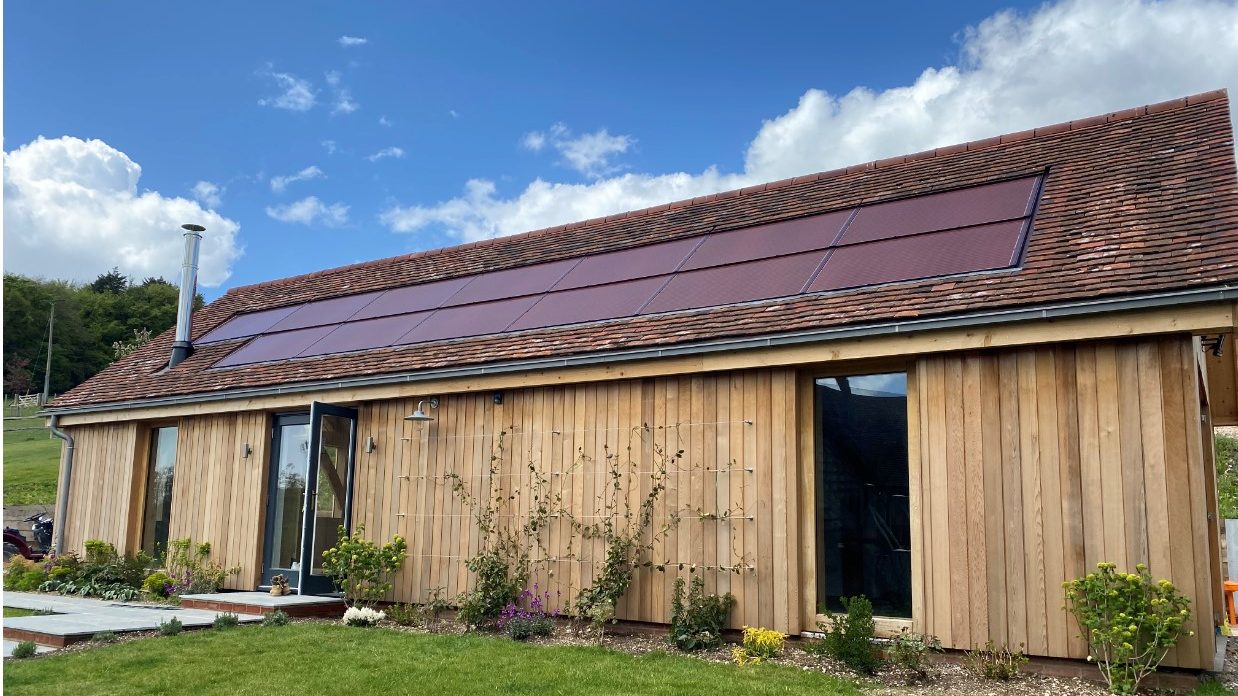 Bespoke Bisol BIPV Panels Installed in East Meon - AES Limited