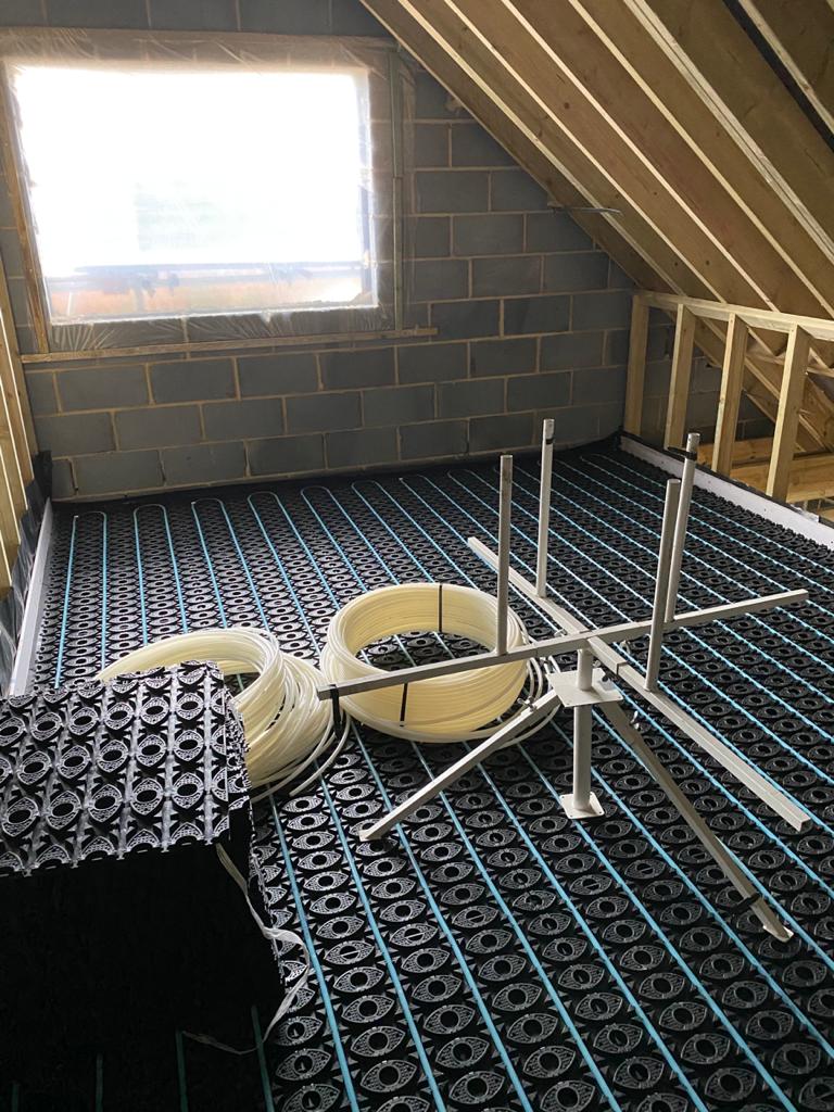 FIRST FLOOR UNDERFLOOR HEATING SYSTEM INSTALLED - AES Limited