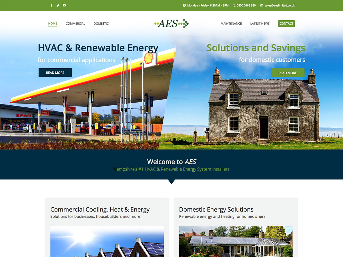 Renewable Energy Solutions for Homes - AES Limited